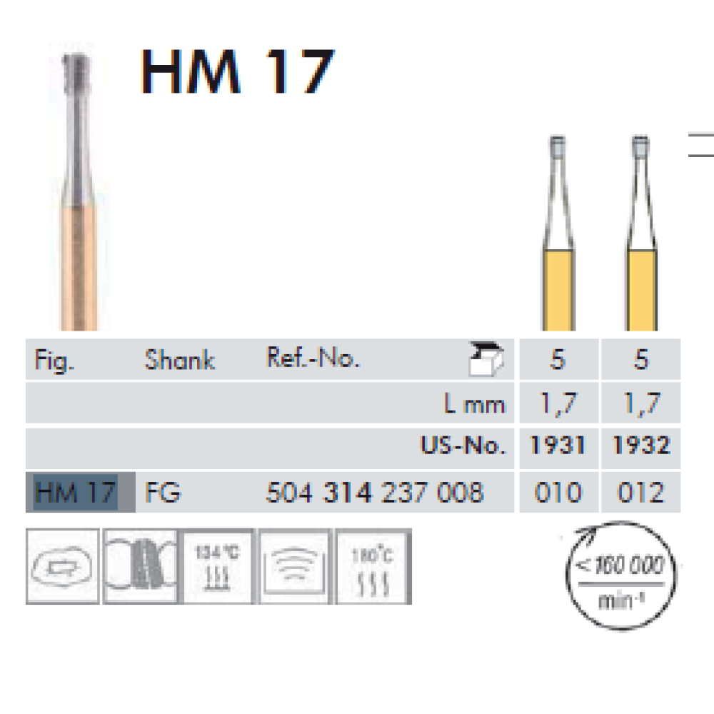 CARBIDE BUR HM-17