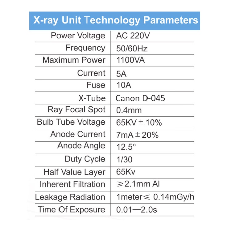 Wall Mounted X-ray AC Ray-68 (W) 2.0-800mm